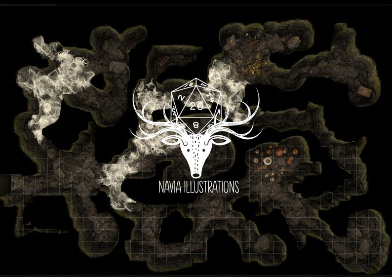 Cave Maps Pack Human Designed 6 Map Bundle Dnd Battle Map - Etsy