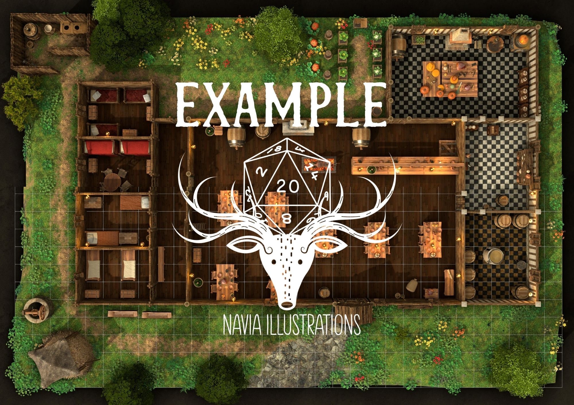 Custom Battle Map | Dnd Map Comission | Customised D&D Digital Map ...