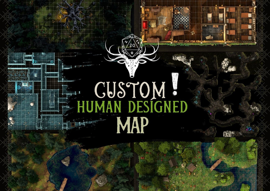 Custom Battle Map | Dnd Map Comission | Customised D&D Digital Map ...
