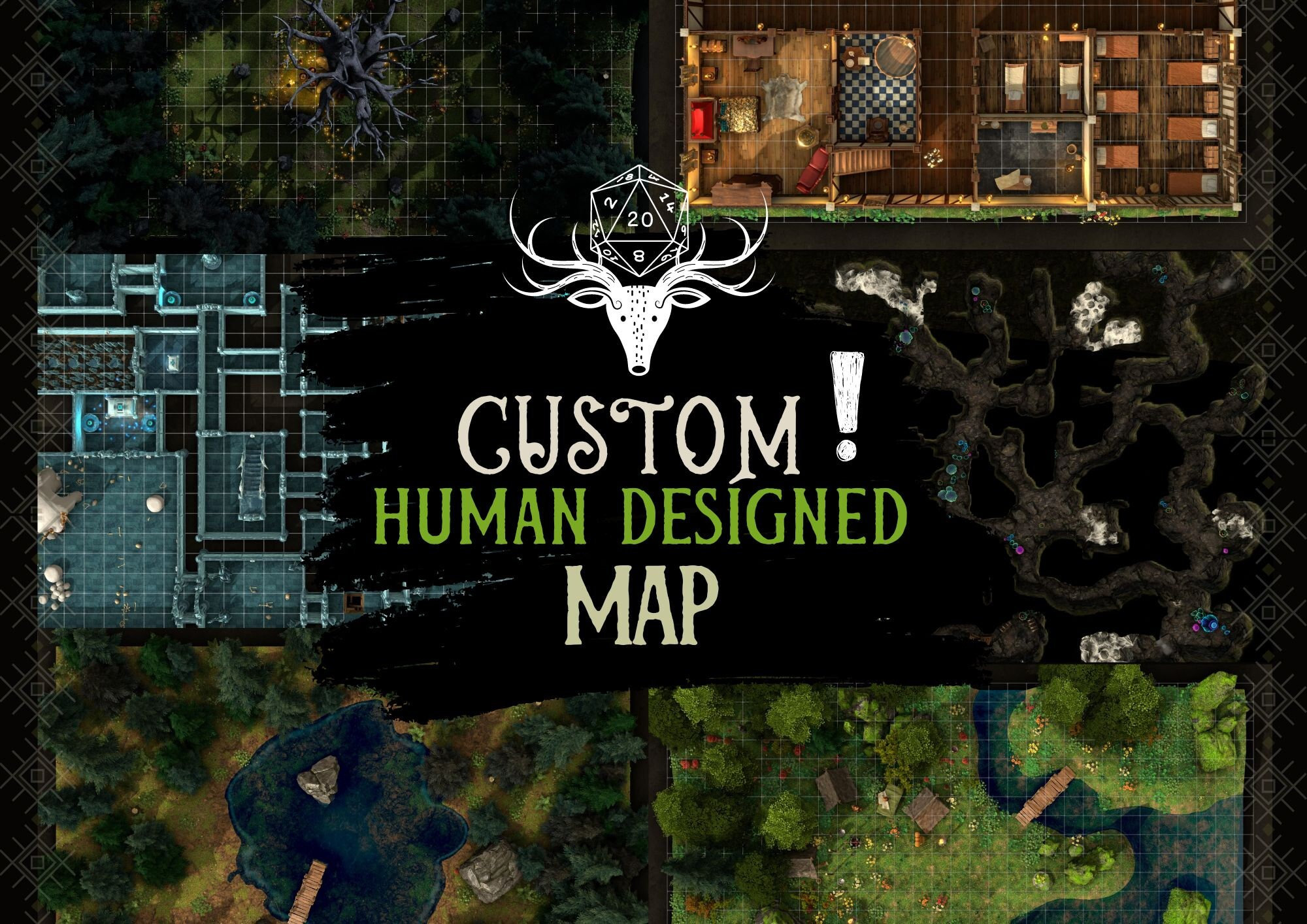 Custom Battle Map Dnd Map Comission Customised D&D Digital - Etsy UK