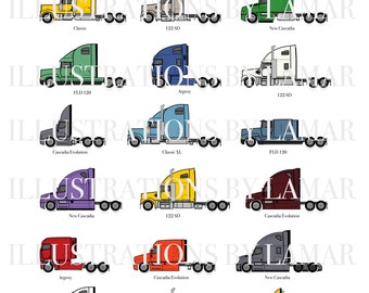 2021 Freightliner Cascadia SVG EPS PNG Vector File - Etsy