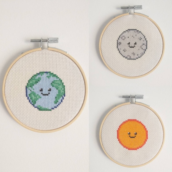 Sun Cross Stitch - Etsy