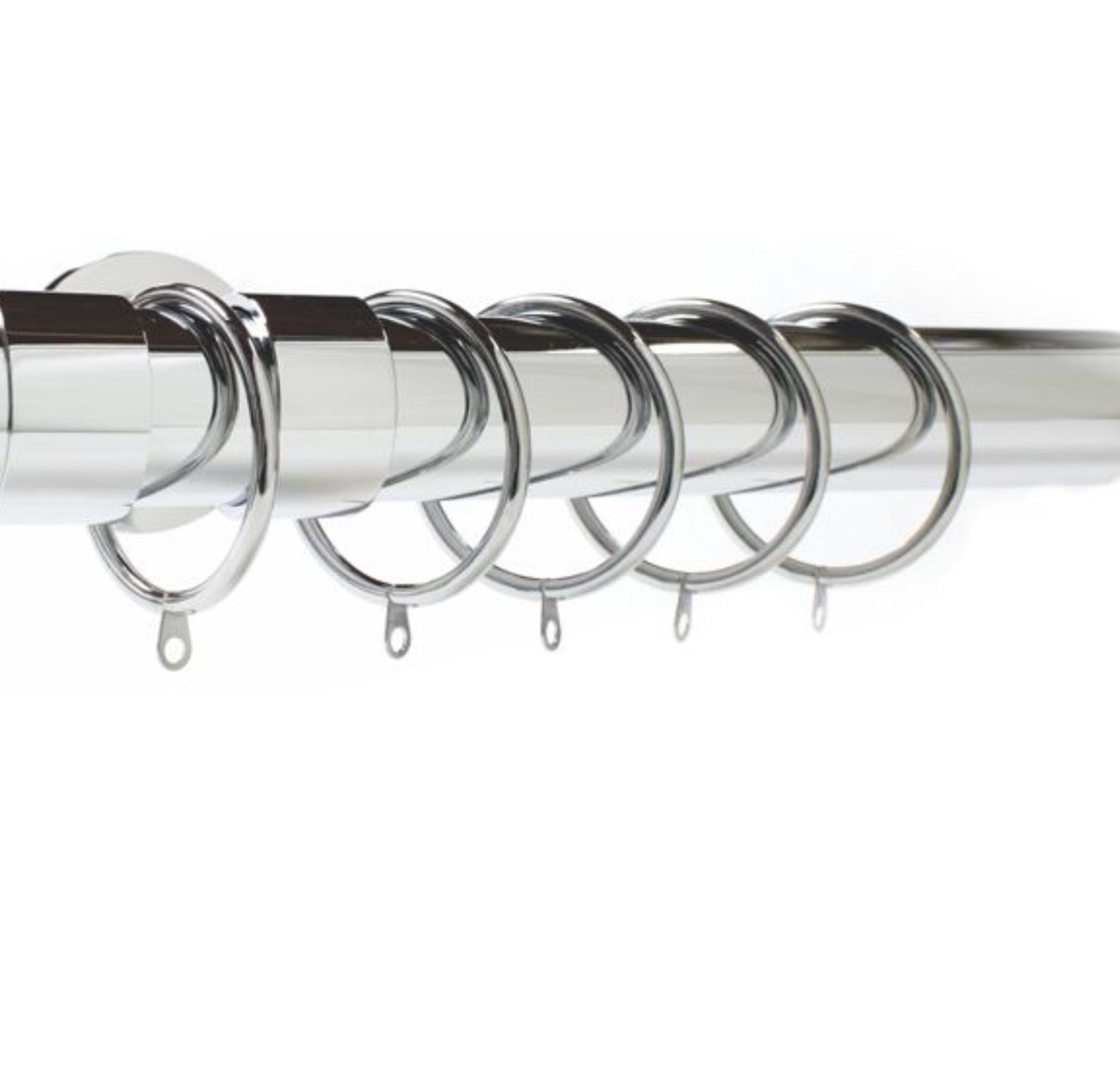 Polished Chrome Curtain Ring With an Outside Diameter of 2.5 - Etsy