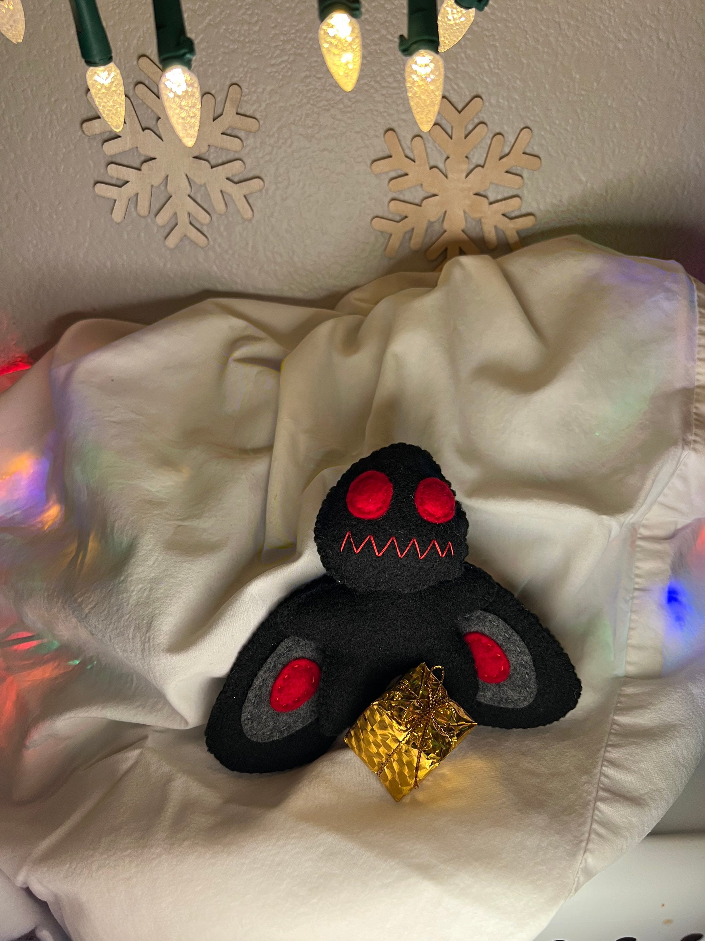 Mothman Plush, Felt Stuffed, Ugly Doll, Cryptid, Crytozology, Mythical ...