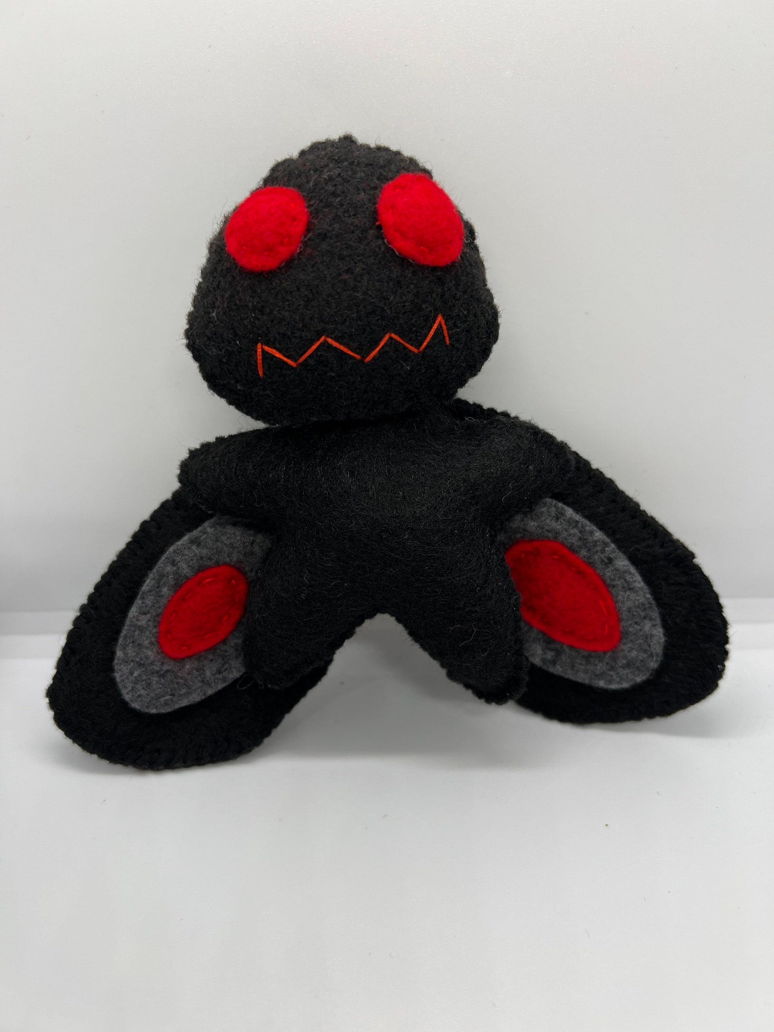 Mothman Plush, Felt Stuffed, Ugly Doll, Cryptid, Crytozology, Mythical ...