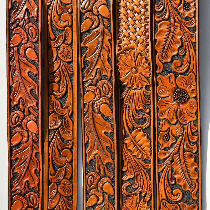 Hand Tooled Leather - Etsy