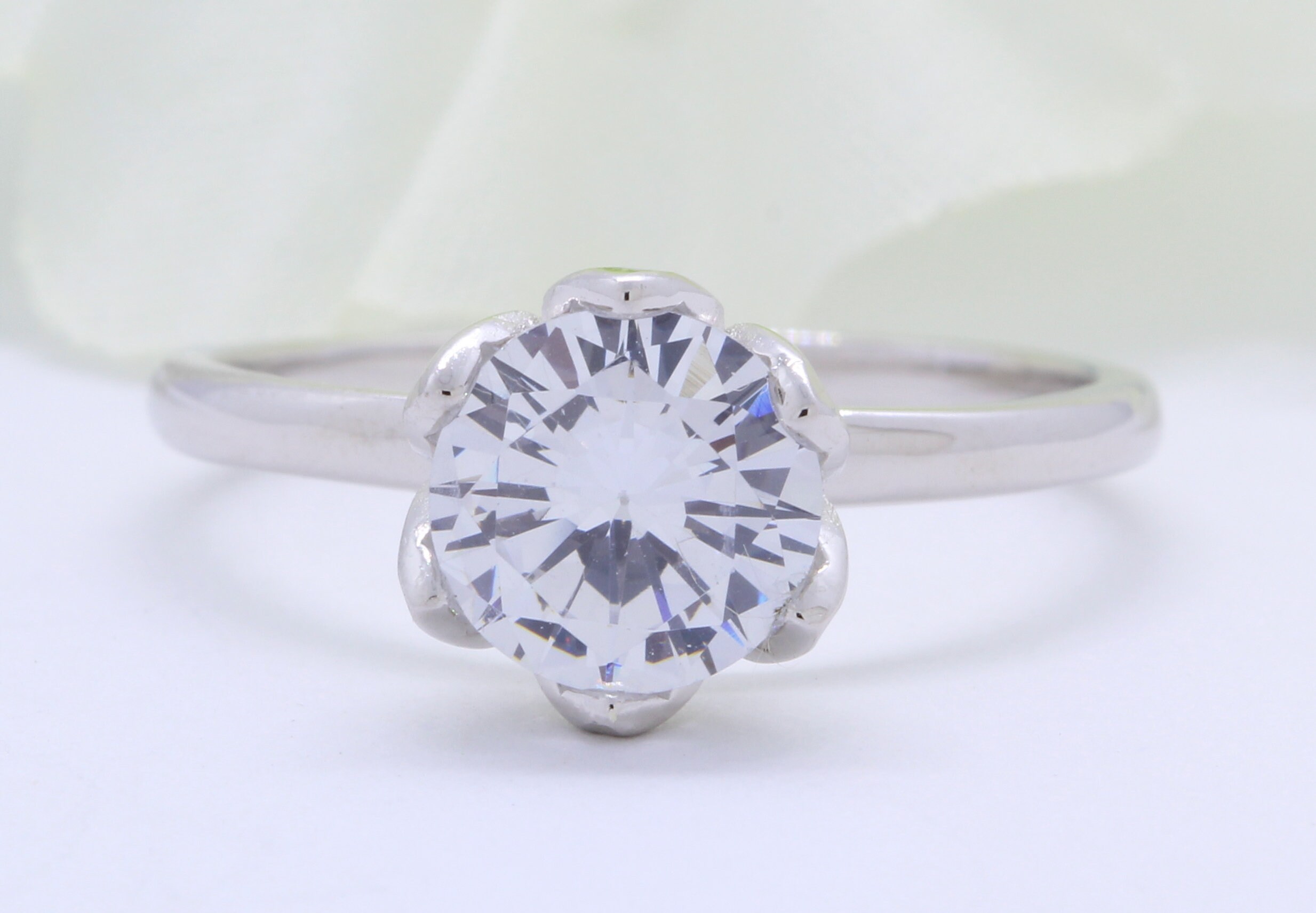 Solitaire Ring 2.5 Carat Round Diamond CZ 925 Sterling Silver - Etsy