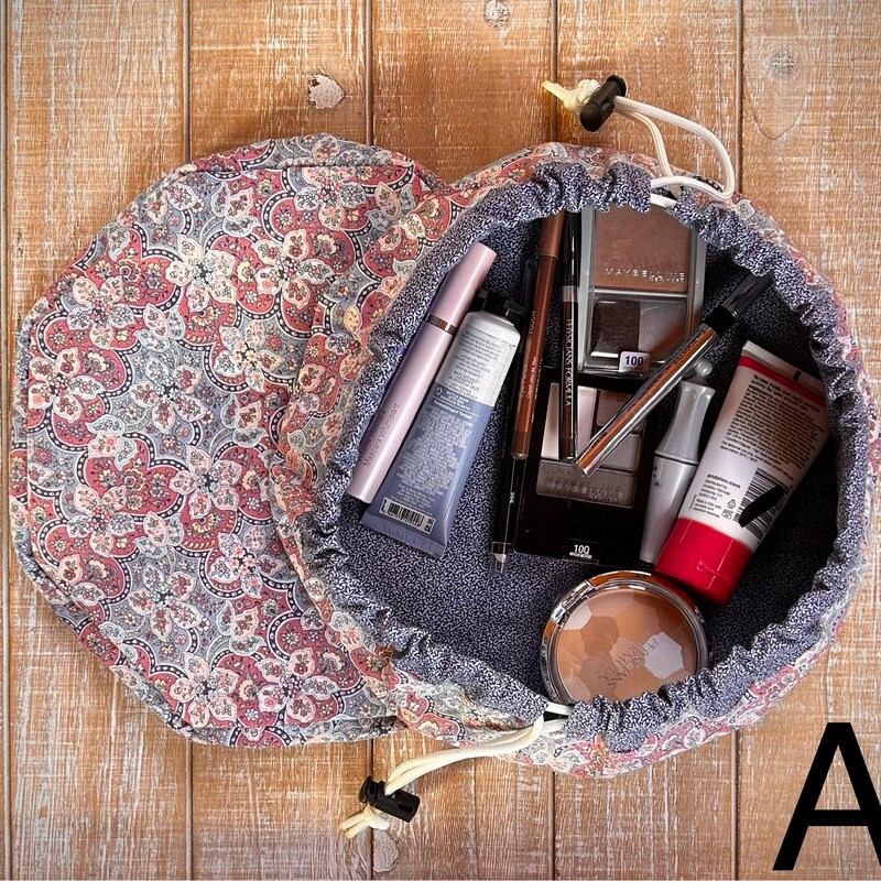 Drawstring Makeup Bag - Etsy