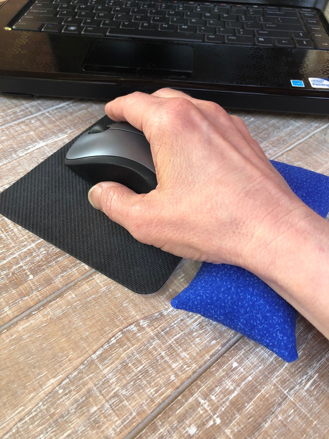 Mouse Wrist Rest, Detached Wrist Rest, Handmade, Naturally Filled - Etsy