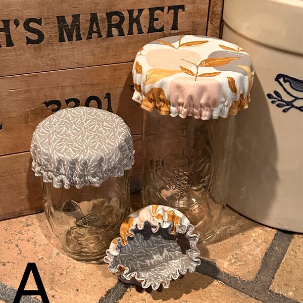 Sourdough Jar Cloth Covers - Etsy