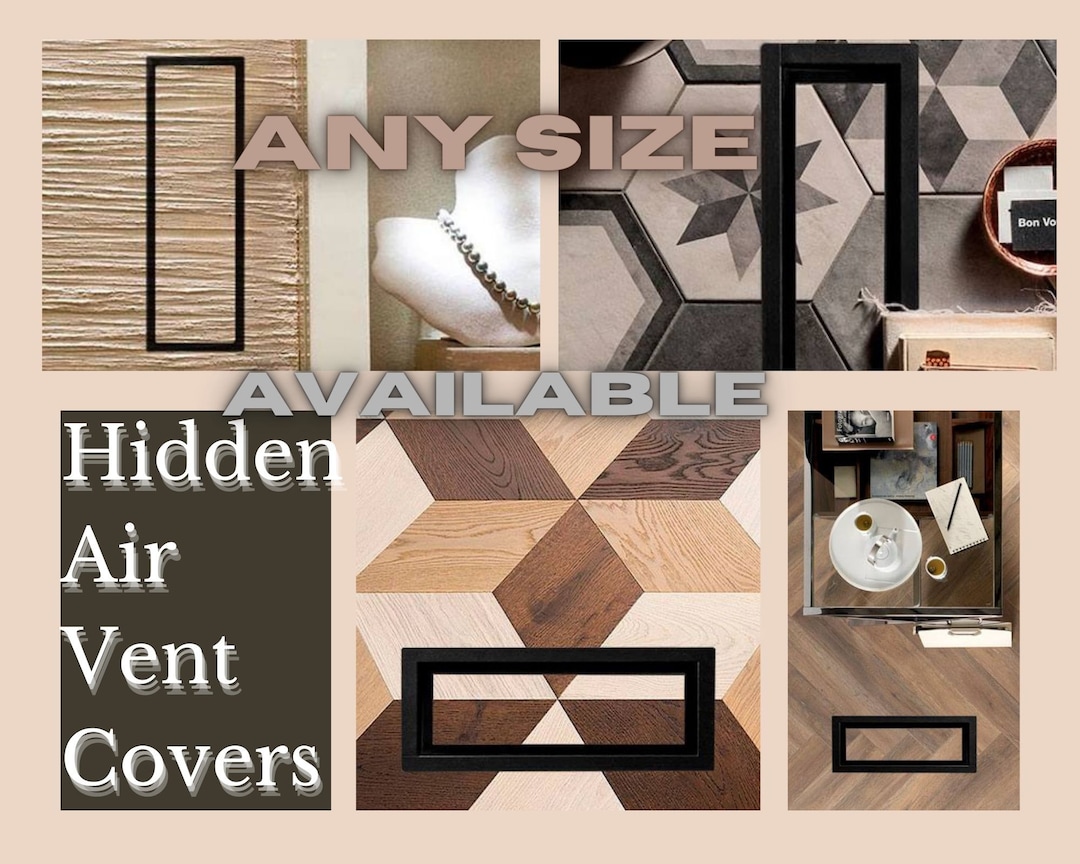 Invisible / Hidden Air Vent Covers, Bathroom / Floor / Ceiling / Walls ...