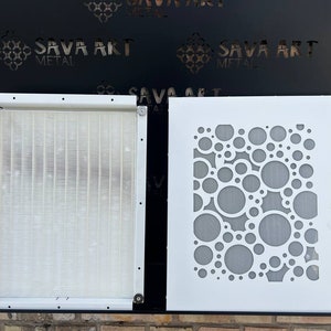 CUSTOM SIZE & DESIGN Air Return Vent Covers | Rear Frame Filter Box + 1 ...