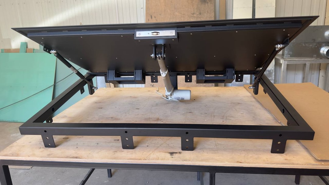 Tailored Floor Hatch With Electric Lifting System - Made-by-measure ...