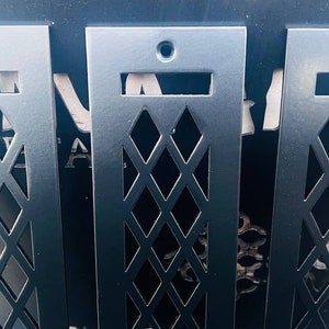 Personalized Flat Metal HVAC Registers - Custom Metal Air Diffusers ...