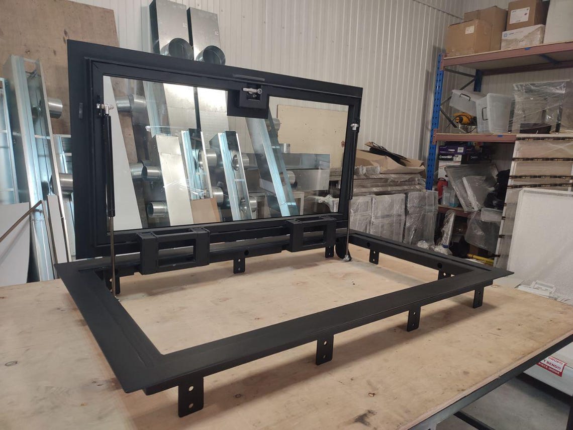 ANY SIZE & SHAPE Custom-made Floor Hatches With Glass Doors | Access ...