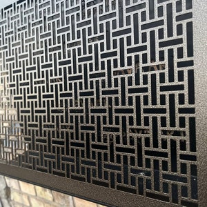 Unique Metal Flat Cabinet Air Vent Panels - Bespoke Metal Air Vent ...