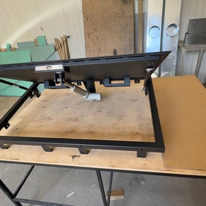 Tailored Floor Hatch With Electric Lifting System - Made-by-measure ...