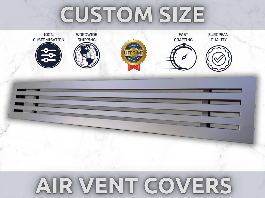 Fully Custom Air Vent Grilles With Back Frame 1mm Thick Steel - Design ...