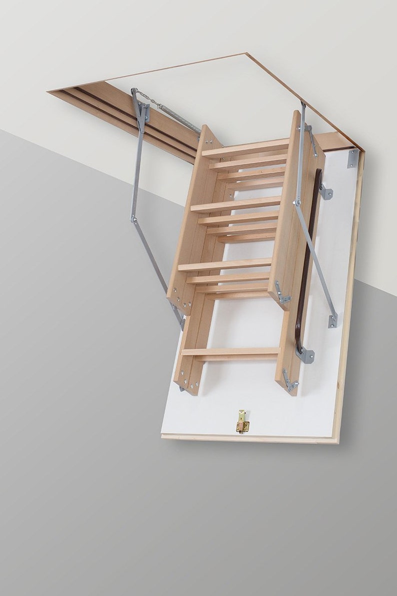 ANY SIZE Custom Attic Pull-down Stairs/ladders, Access Stairs, Folding ...
