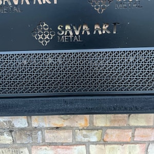 Handcrafted Metal Framed Air Flow Grilles - Custom Metal Framed HVAC ...