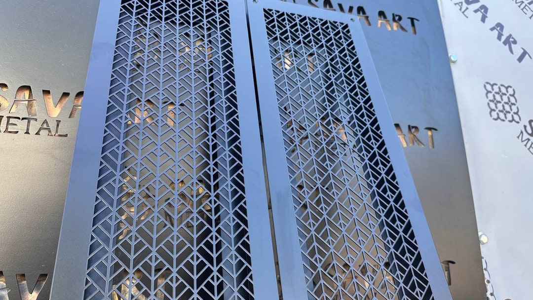 Unique Metal Framed HVAC Grilles - Rear Mounting - Artisan Metal Framed ...