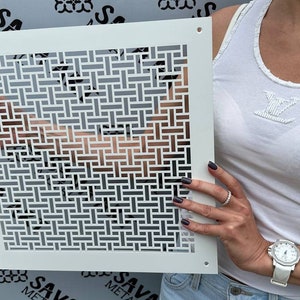 Custom-made Ventilation Grilles With Rear Flange, Bespoke Air Grilles ...