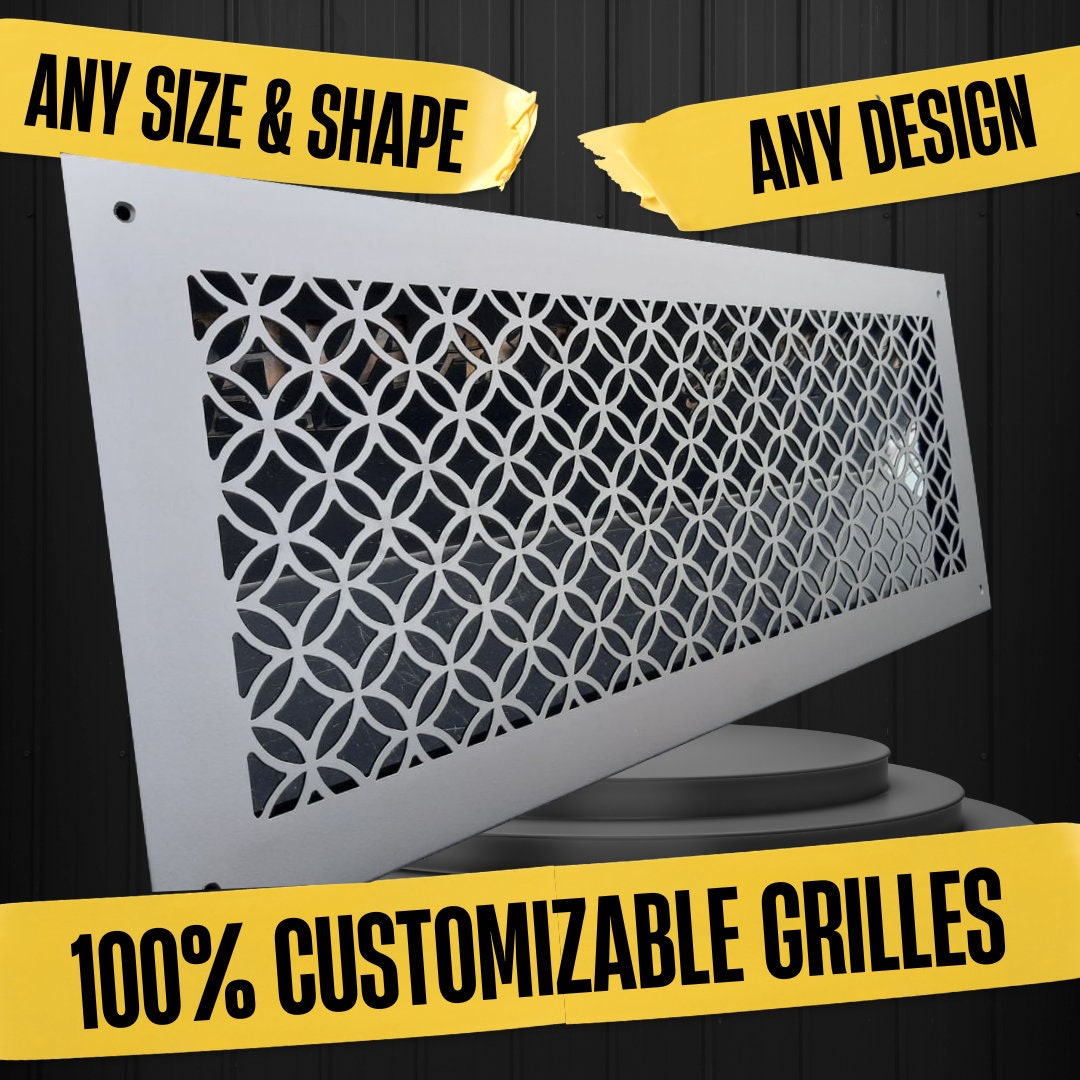 Handcrafted Metal Flat Air Diffusers - Customizable Home Accents ...