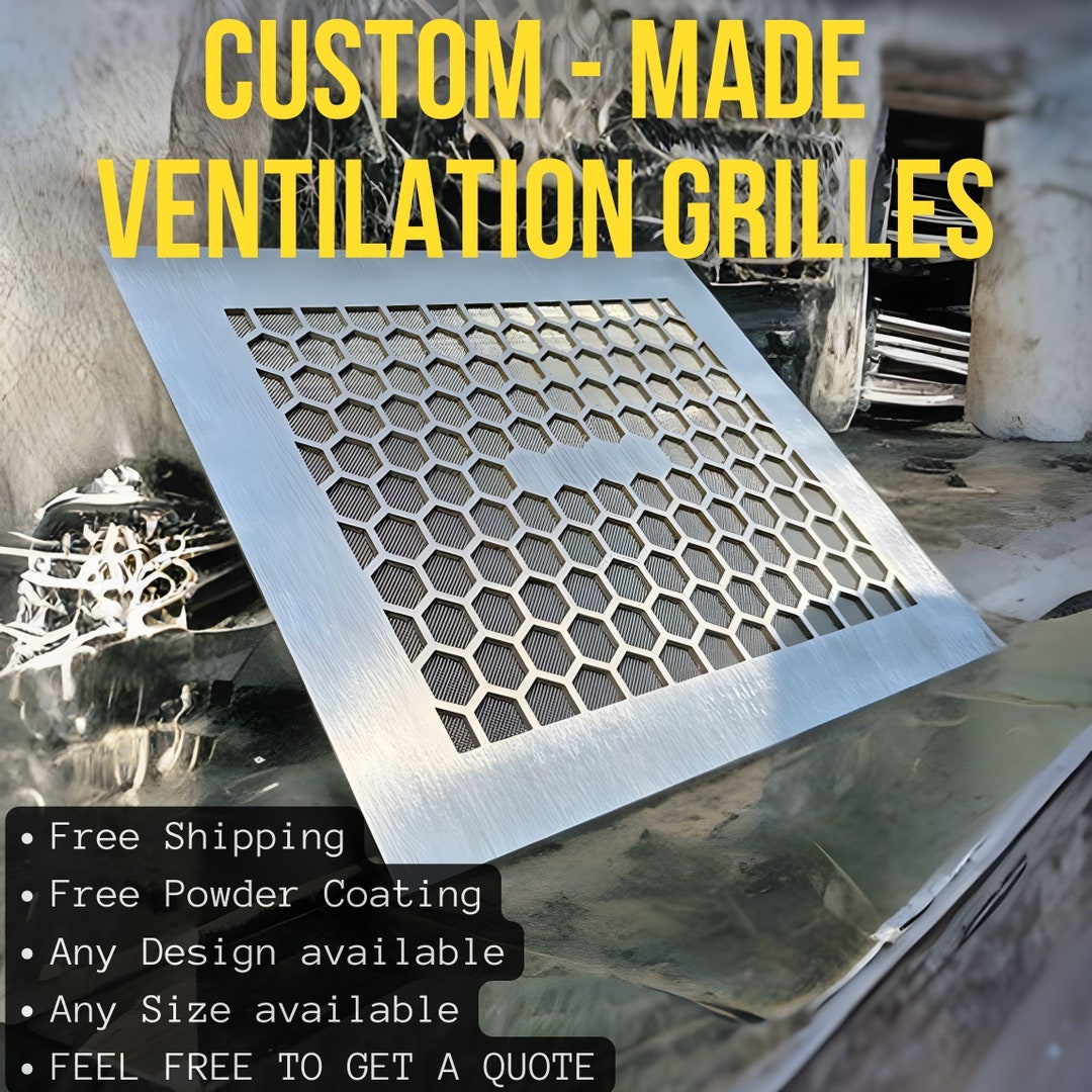 Artisan Metal Air Passage Panels - Handcrafted Flat Metal Air Registers ...