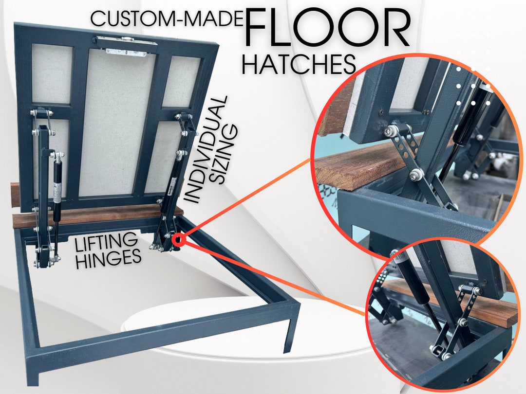 ANY SIZE & SHAPE Custom Floor Access Doors | Enforced Lifting Hinges ...