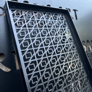Handcrafted Metal Framed Air Flow Grilles - Custom Metal Framed HVAC ...