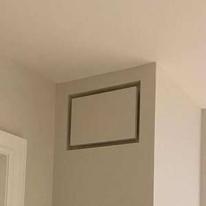 Frameless Drywall Return Grilles, Bathroom / Ceiling / Walls Air ...