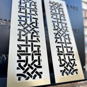 Made-to-order Flat Ventilation Grilles - Unique Cabinet Air Vent ...