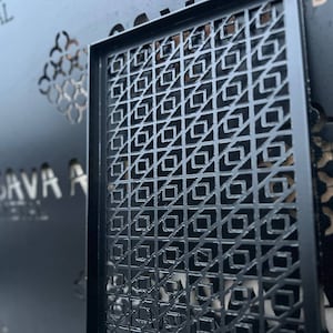 Handcrafted Metal Framed Air Flow Grilles - Custom Metal Framed HVAC ...