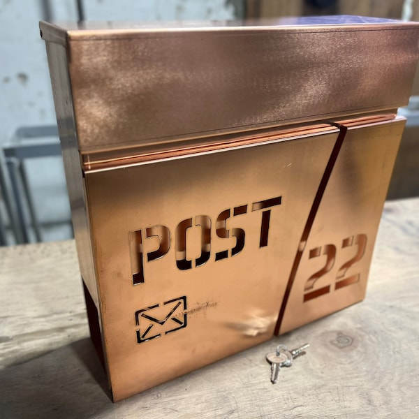 Copper Mailbox - Etsy