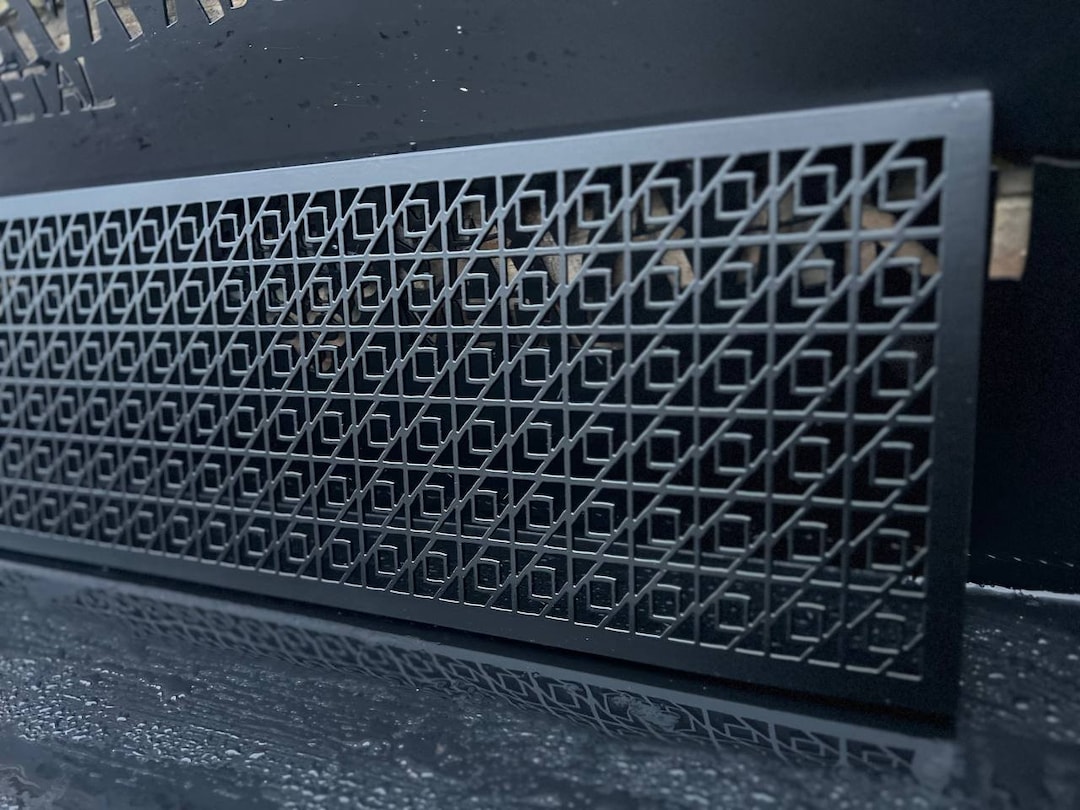 Handcrafted Metal Framed Air Flow Grilles - Custom Metal Framed HVAC ...