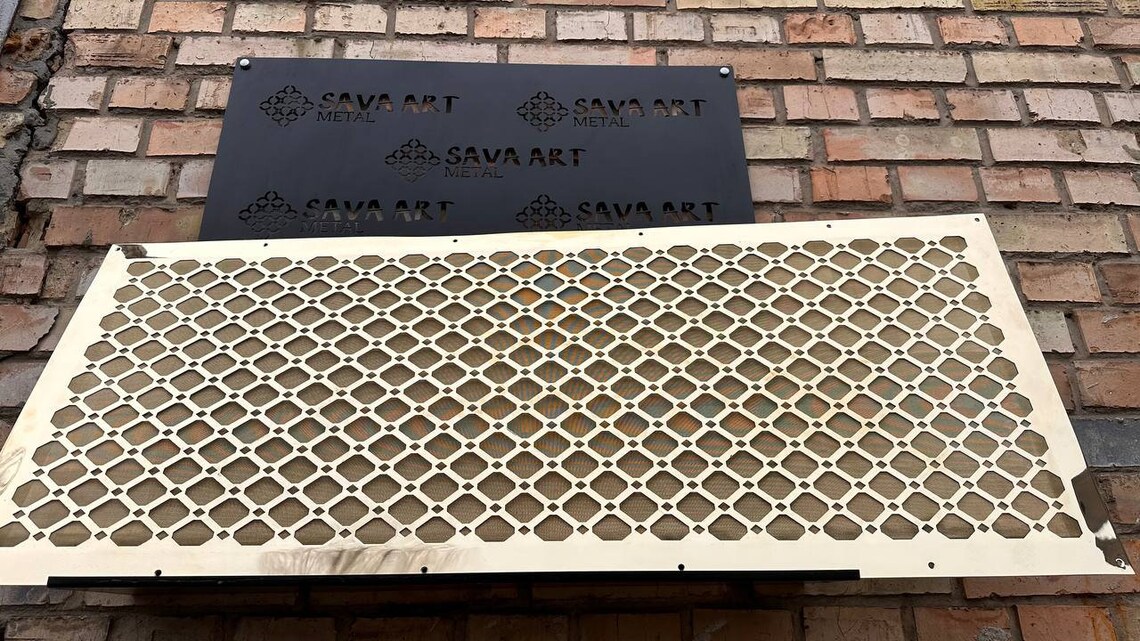 Fully Customized PURE BRASS Air Grilles, Custom Vent Covers, Air ...