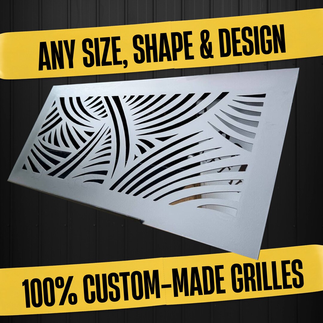 Custom Design and Size Artisan Metal Air Passage Grates -tailored Metal ...