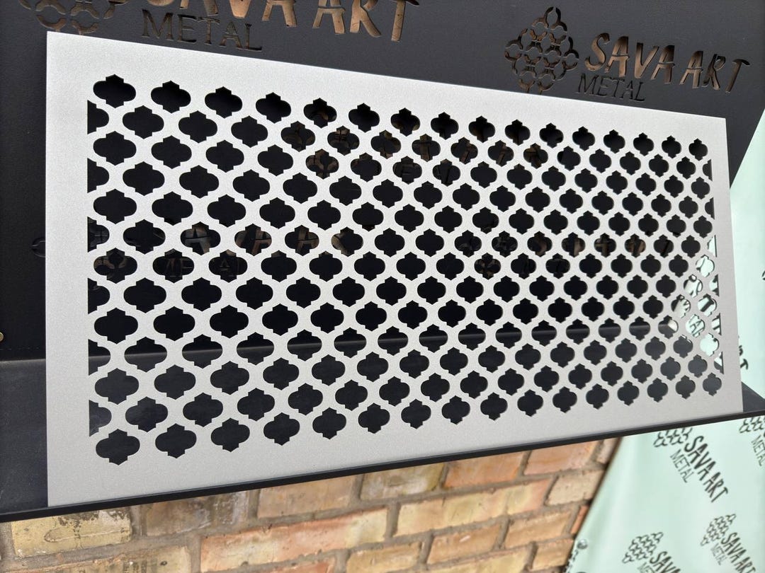Custom Metal Flat Ventilation Covers 20 Gauge Galvanized Powder Coated ...