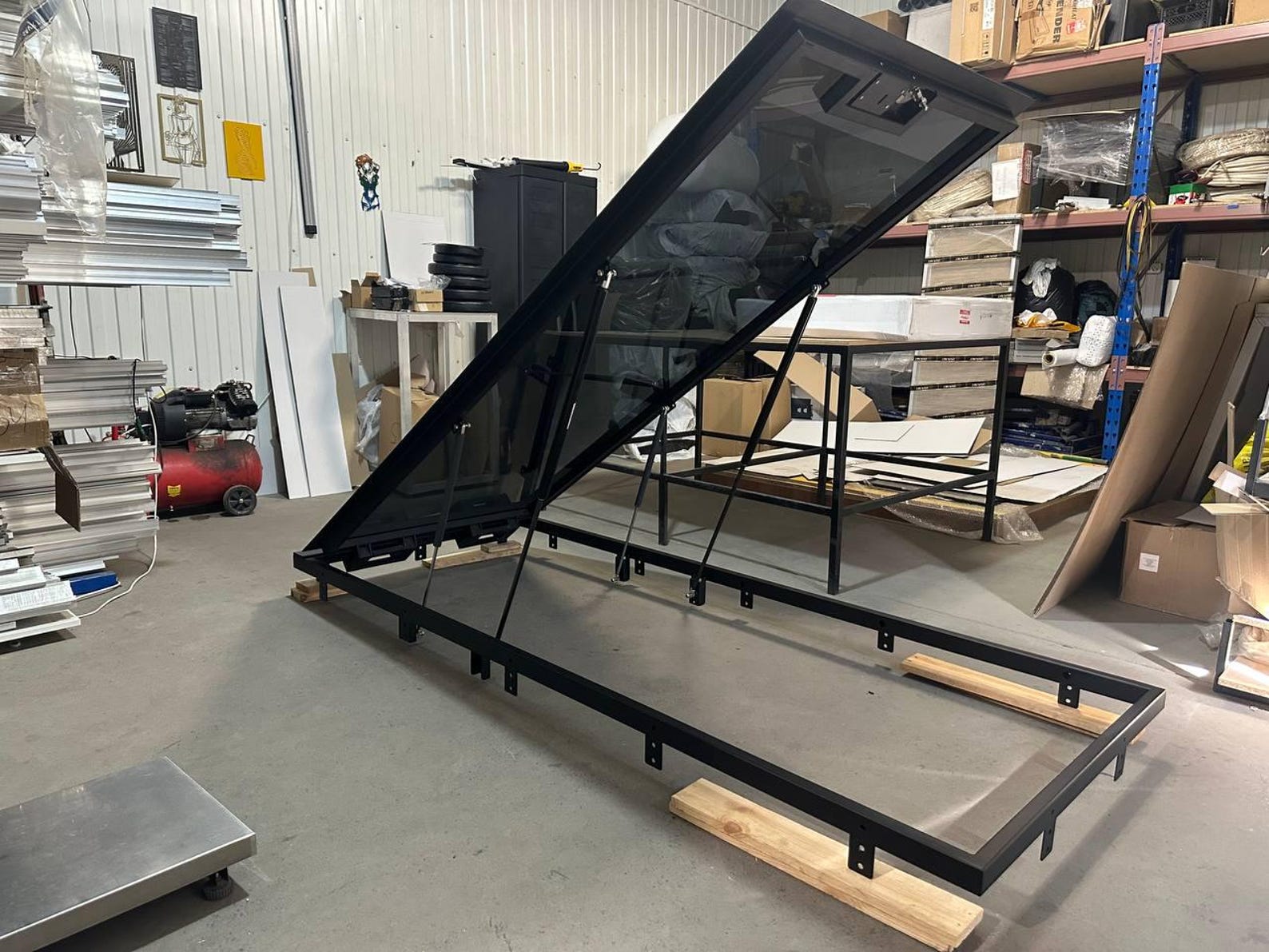 Made-to-order Bespoke Glass Floor Door With Key Lock System - Unique ...