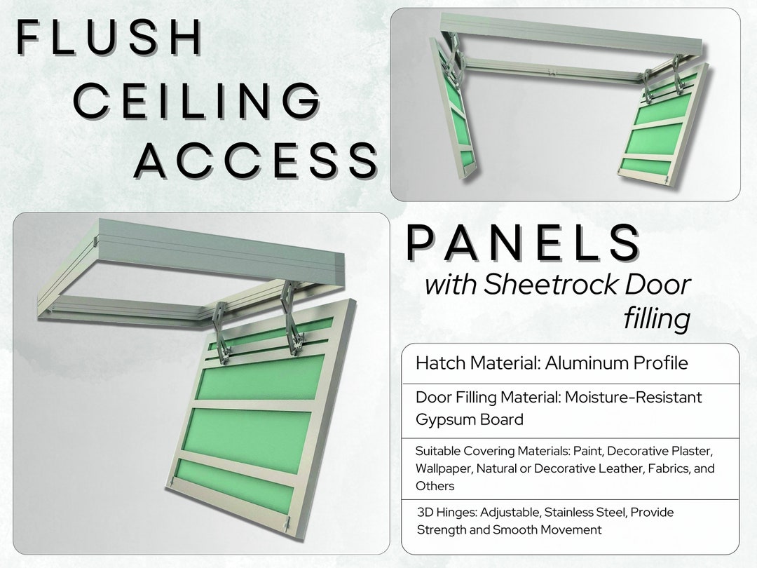 Specific Sizing Drywall Inlay Panel With Drywall Flange Detachable FF ...