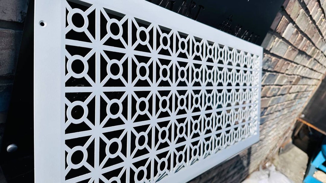 Custom Metal Air Vent Grates - Handcrafted Flat Metal Air Flow Grilles ...