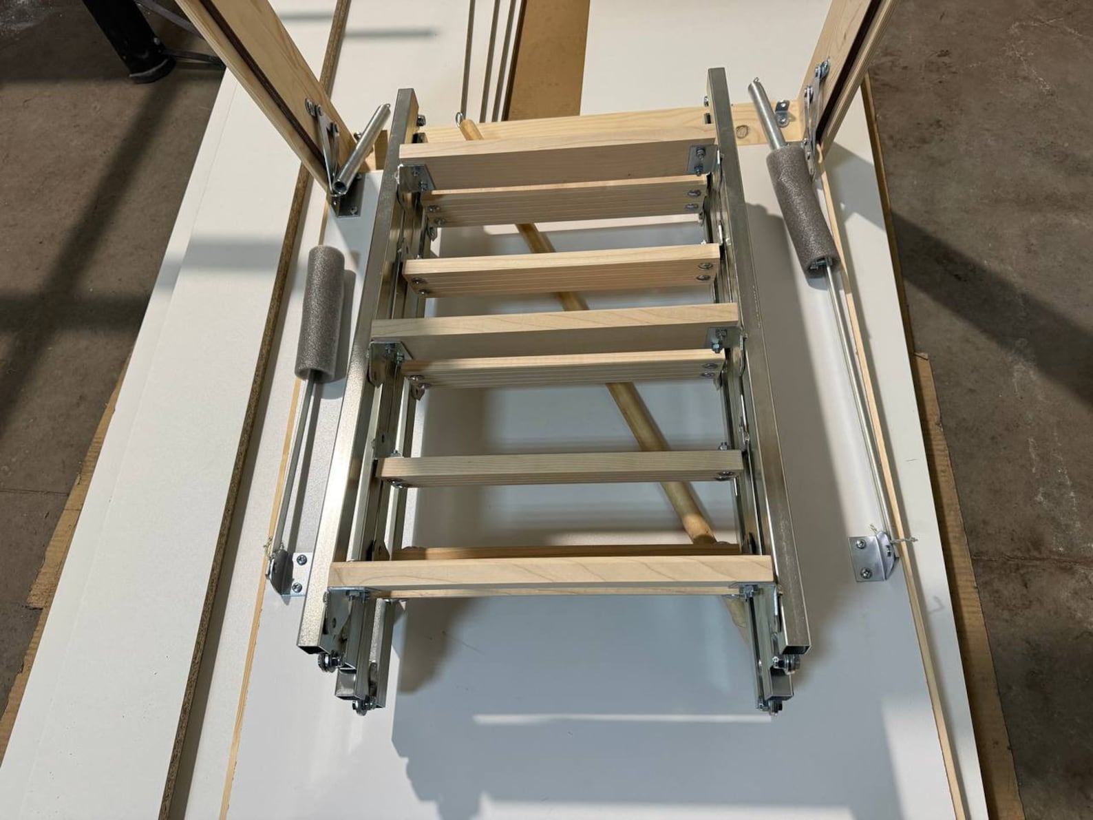 ANY SIZE Custom Attic Pull-down Stairs/ladders, Access Stairs, Folding ...