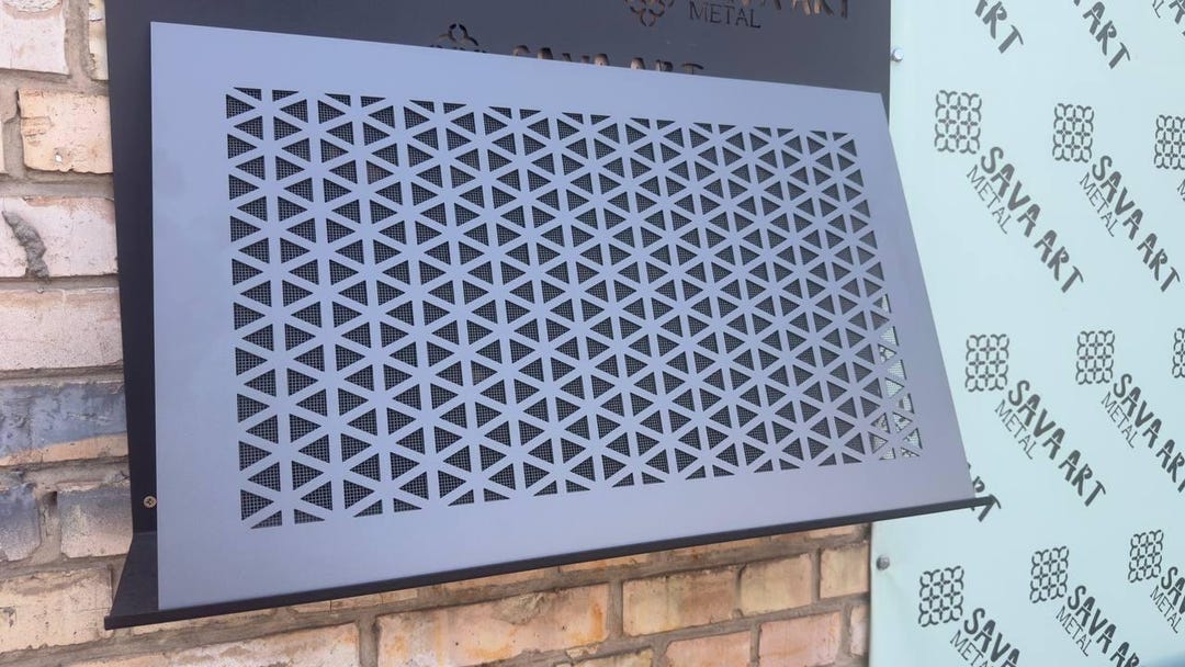 Tailored Air Vent Covers With Back Frame and Mesh - Handcrafted Air ...