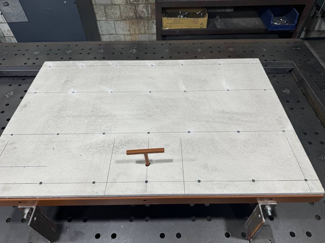 Bespoke Steel Floor Access Panel - Enforced Lifting Hinges System ...