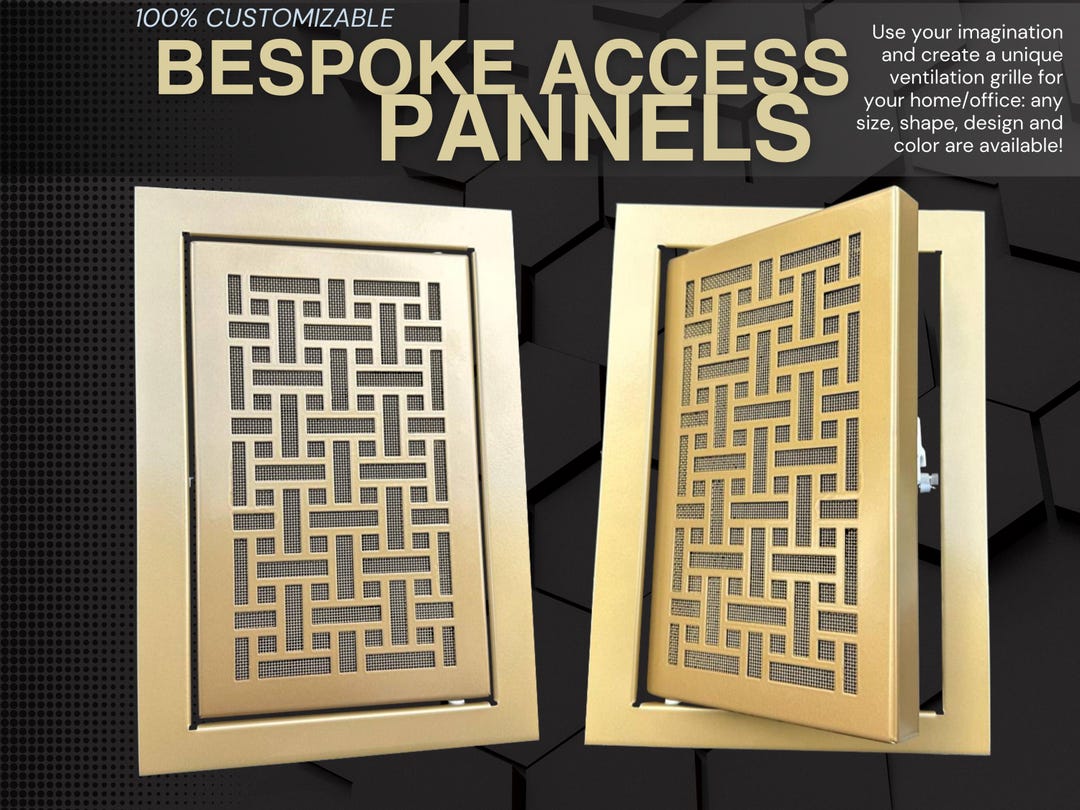UNLIMITED CUSTOMISATION | Decorative Metal Access Panels | Totally ...