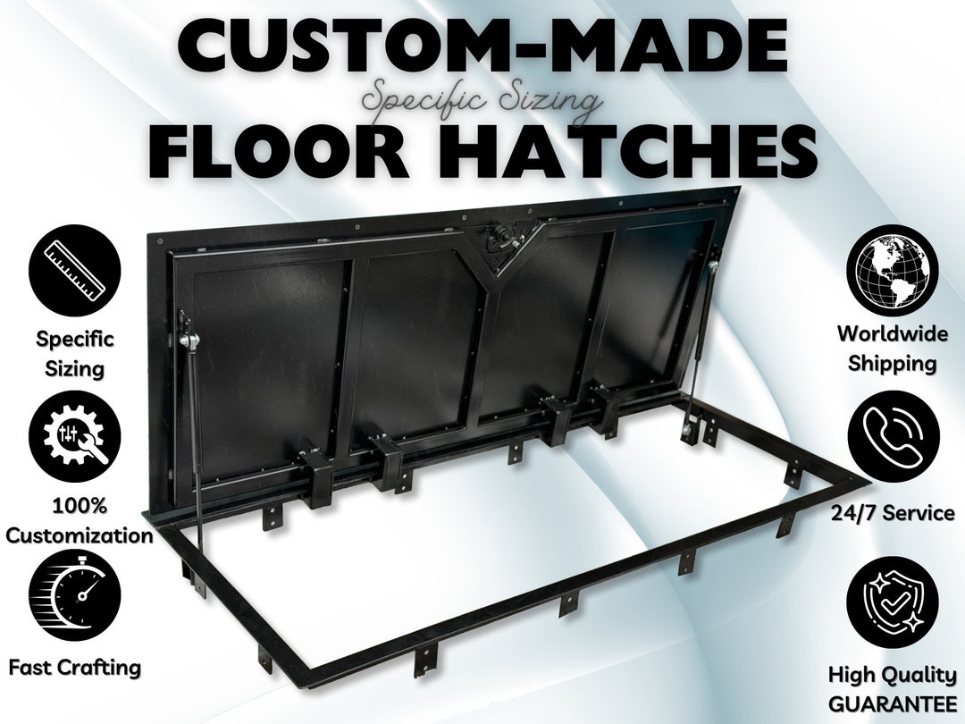 Handcrafted Steel Floor Hatch - Made-to-order Steel Floor Access Door ...