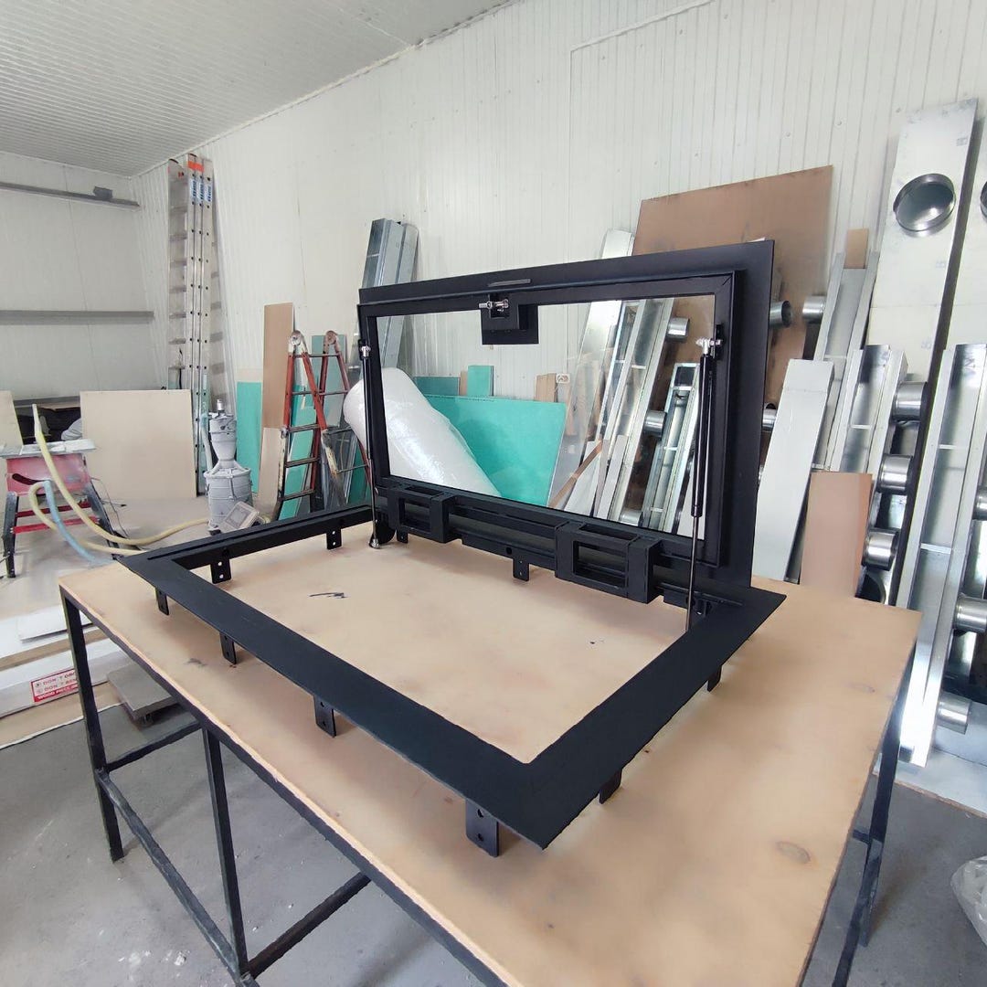 ANY SIZE & SHAPE Custom-made Floor Hatches With Glass Doors | Access ...