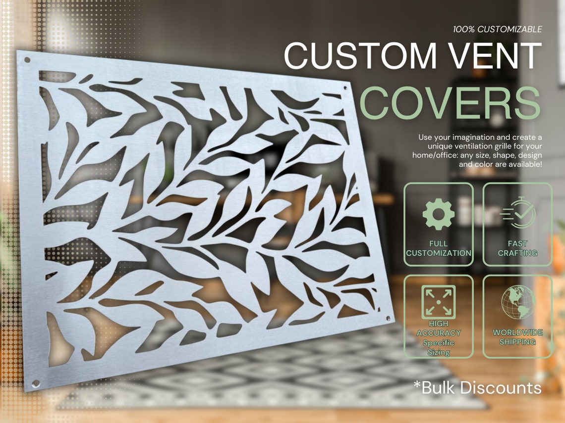 Individual Size & Design Stainless Steel Ventilation Grilles, Air ...
