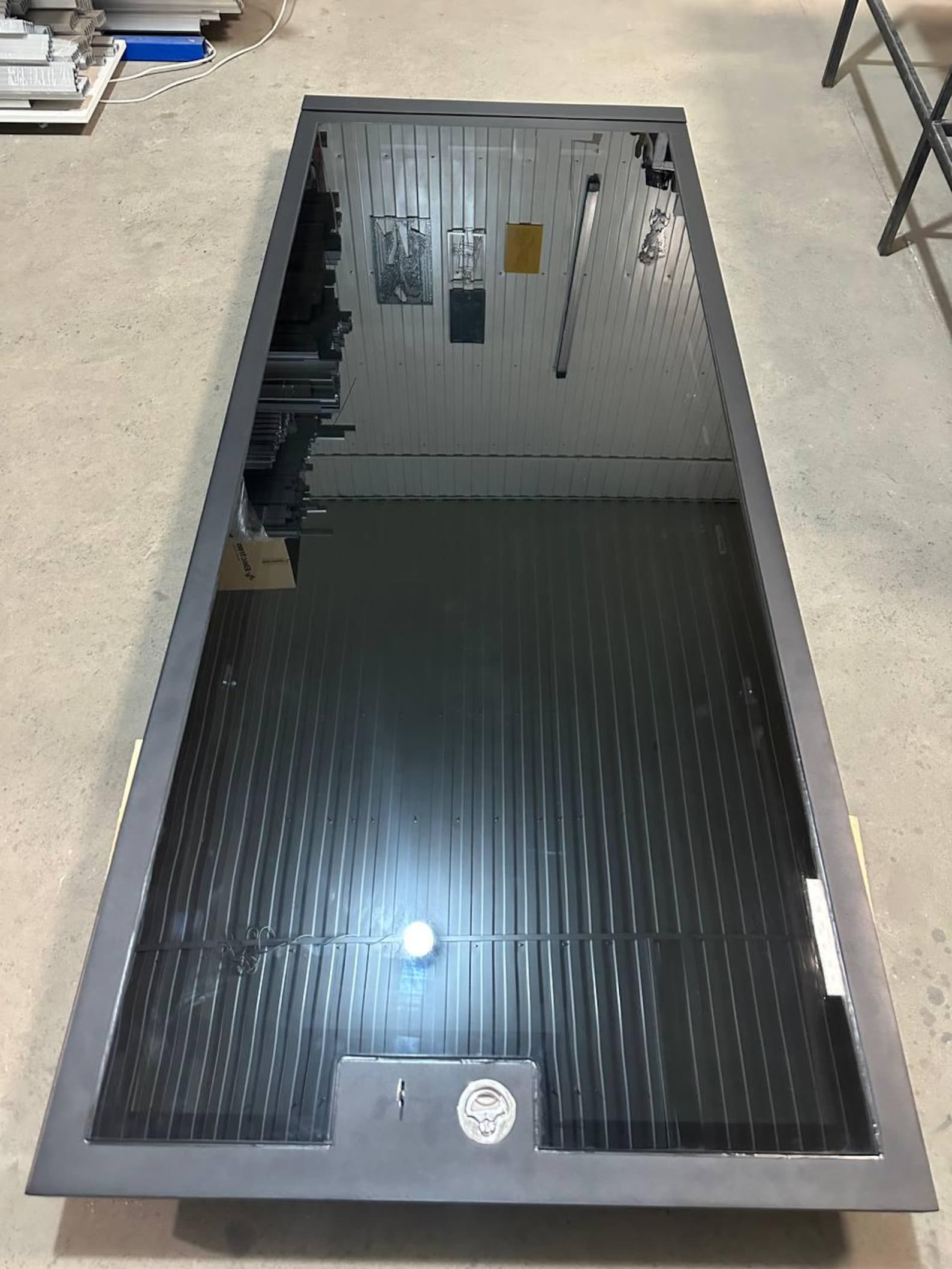 Made-to-order Bespoke Glass Floor Door With Key Lock System - Unique ...