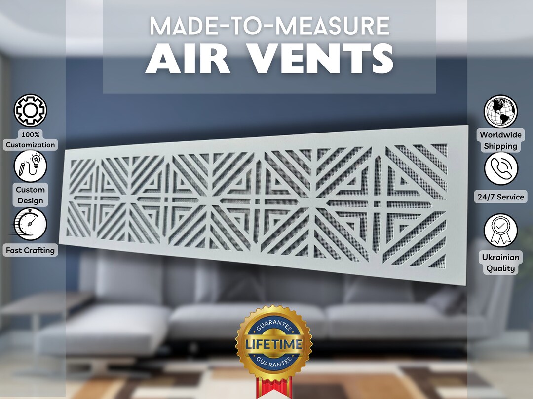 Custom Metal 1mm Thick Flat Ventilation Covers With Mesh - Create Your ...